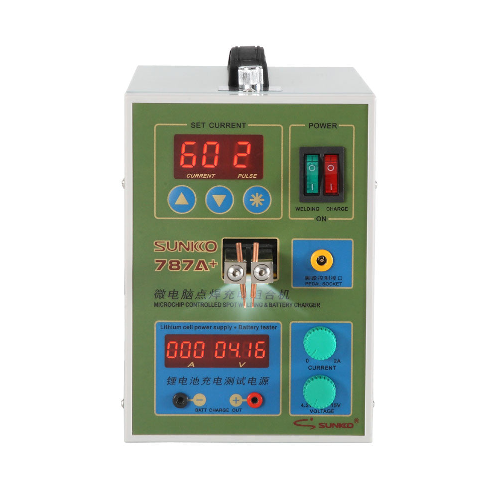 SUNKKO 787A+ Battery Spot Welder Transformer Inversion Pulse Welding ...