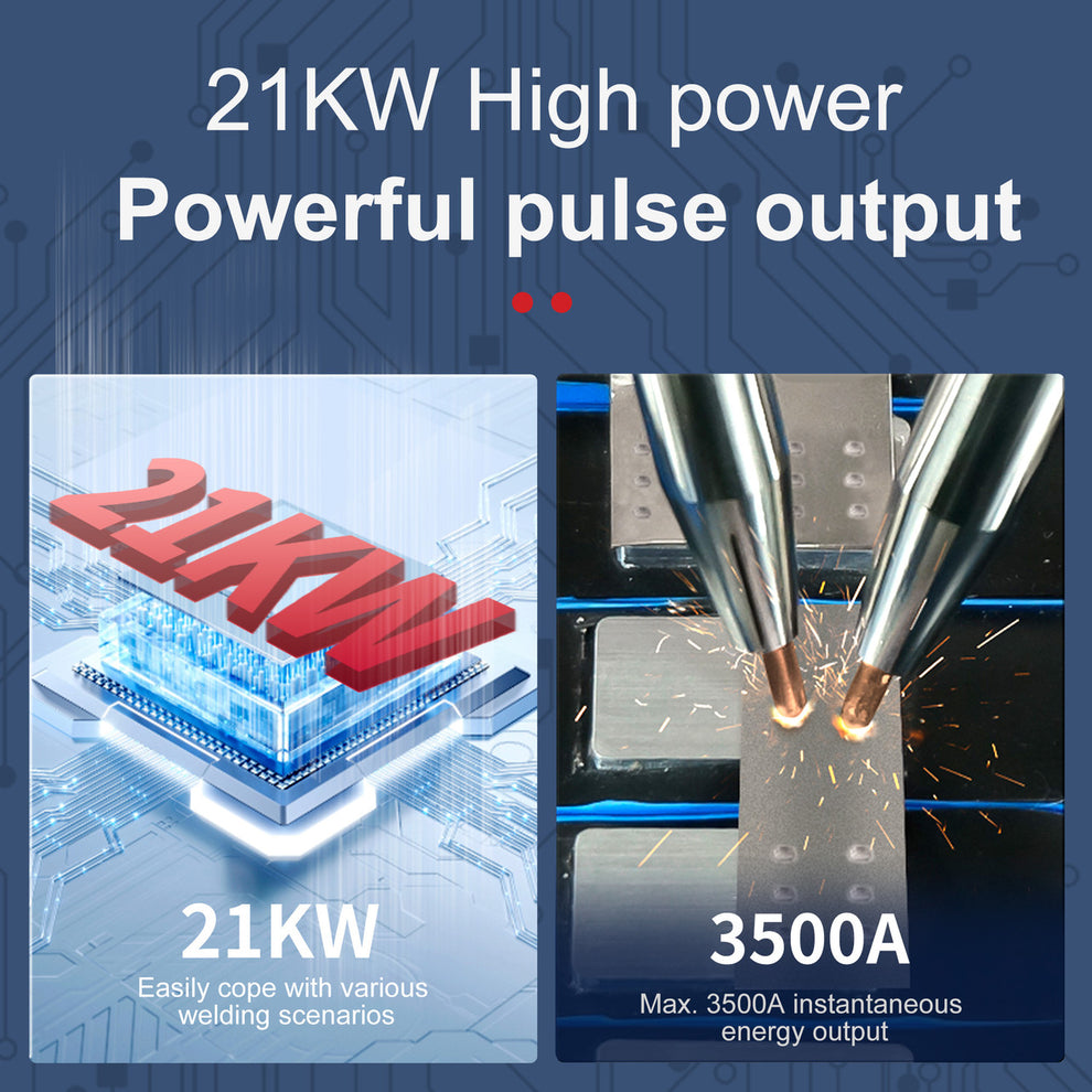 GLITTER 801H Battery Spot Welder Capacitor Energy Storage Pulse Welding ...